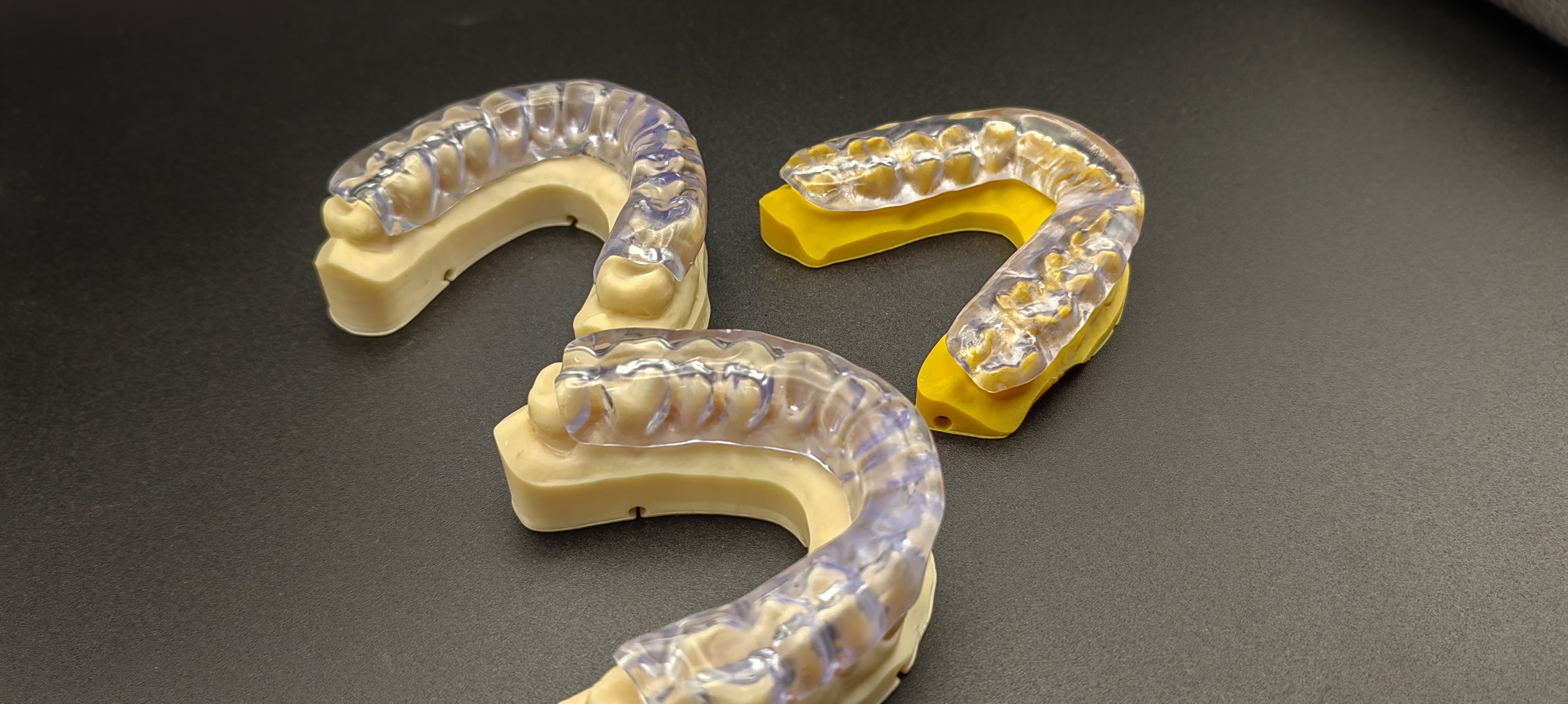 Flexible White Dental Night Guards - Adjustable Splint Rein