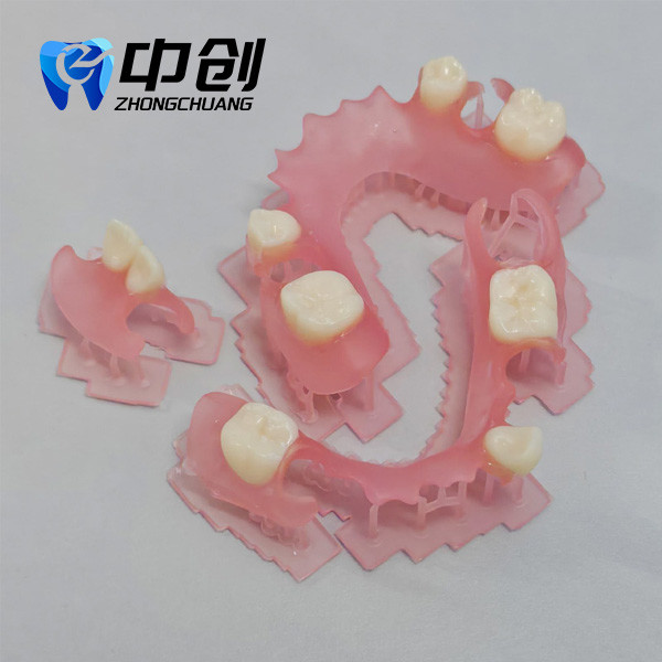 3D Printed Invisible Denture Base Resin for Flexible Dentures