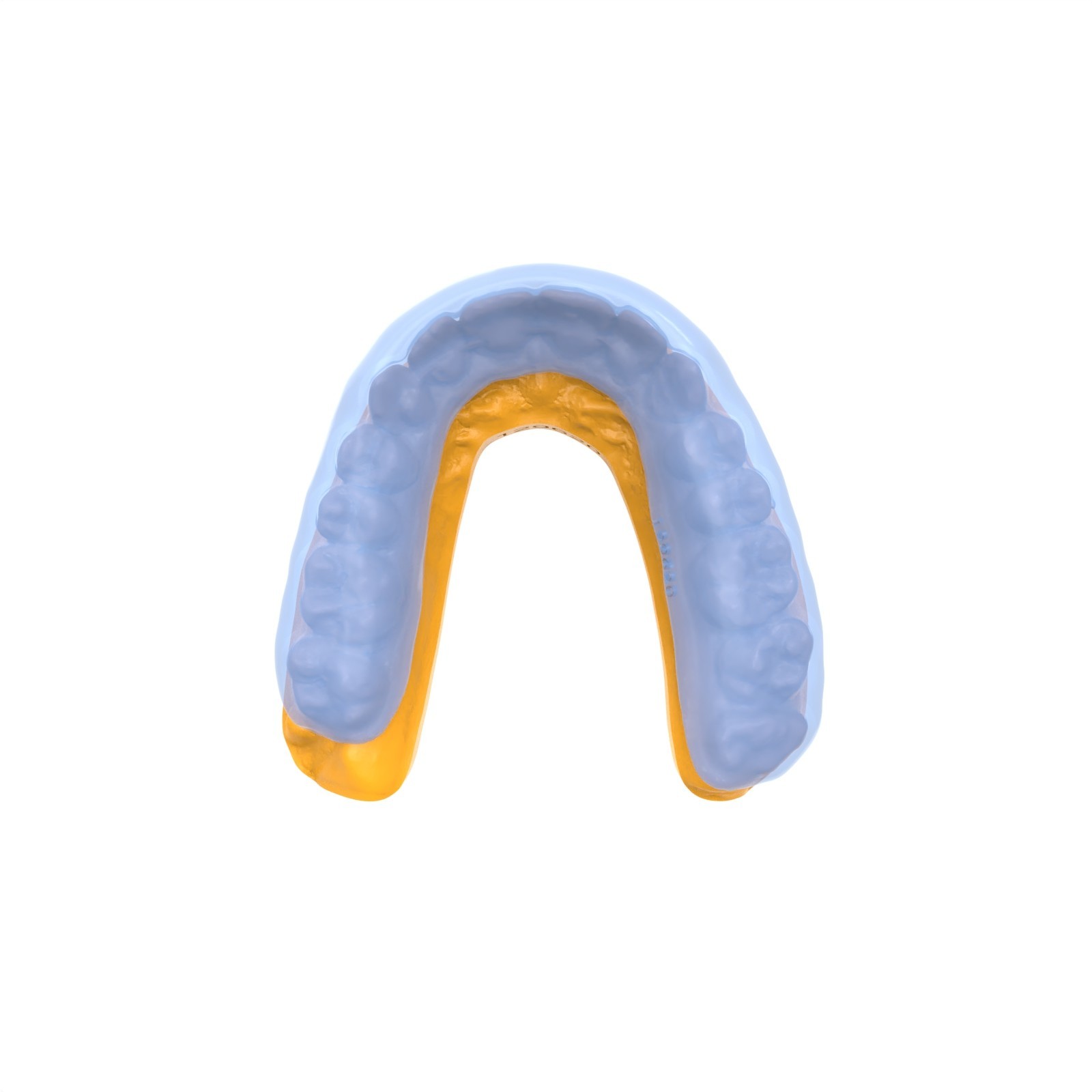 Orange Resin Soft Splint Rein Splints for Optimal Healing After Dental ...